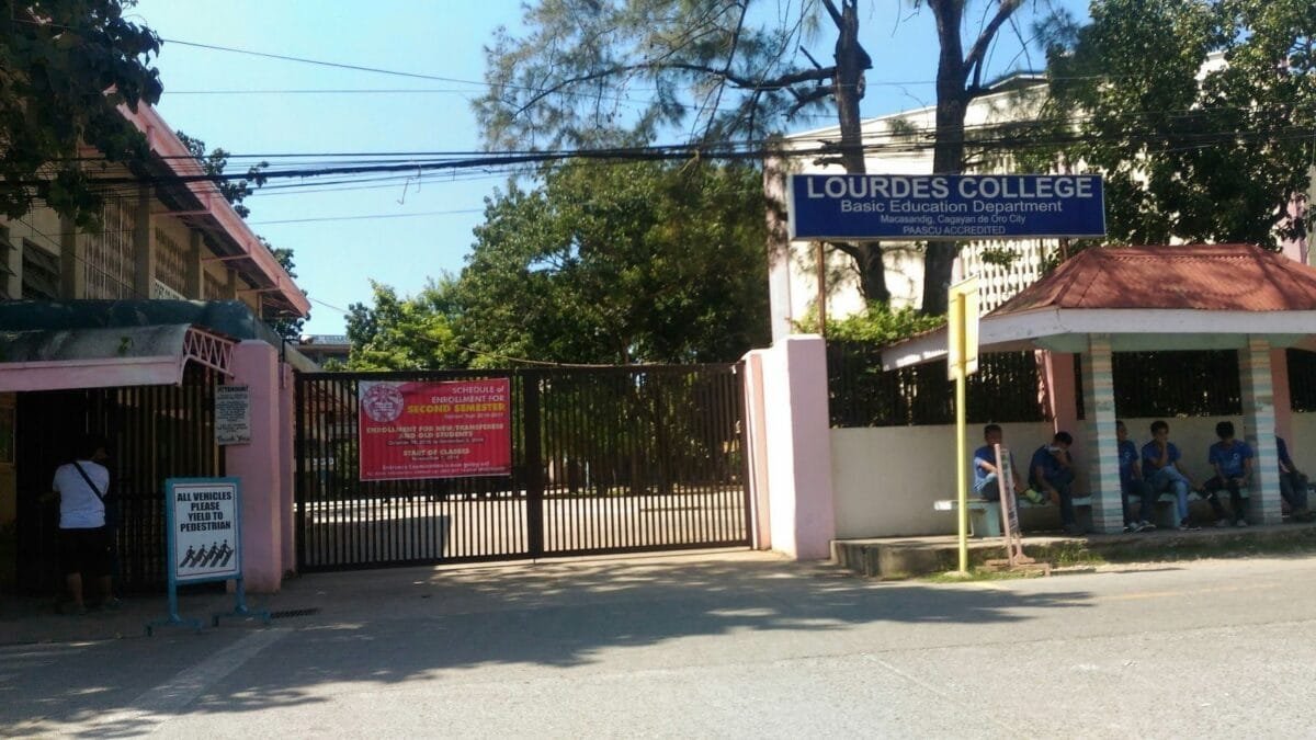 Lourdes College Basic Education Department Entrance - Marketmind Local